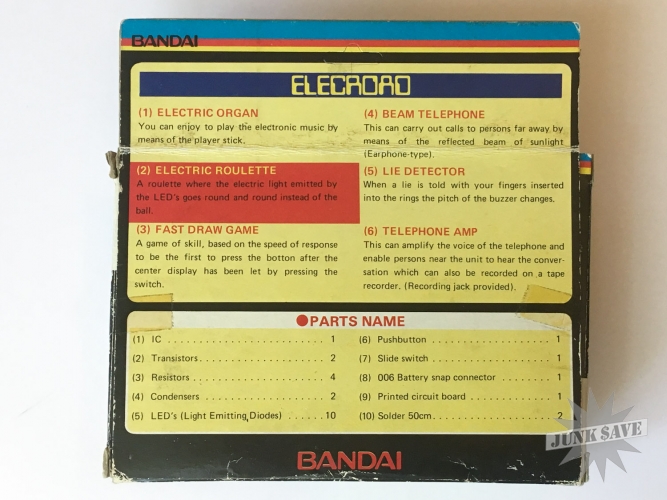 Bandai Elecroad Roulette Game Electronic LED Kit Unassembled | JunkSave