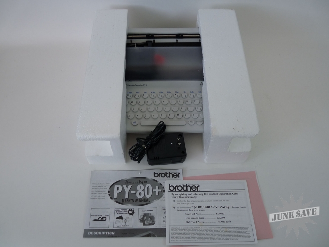 NEW Brother PersonalType Daisy Wheel Typewriter Model PY-80+ | JunkSave