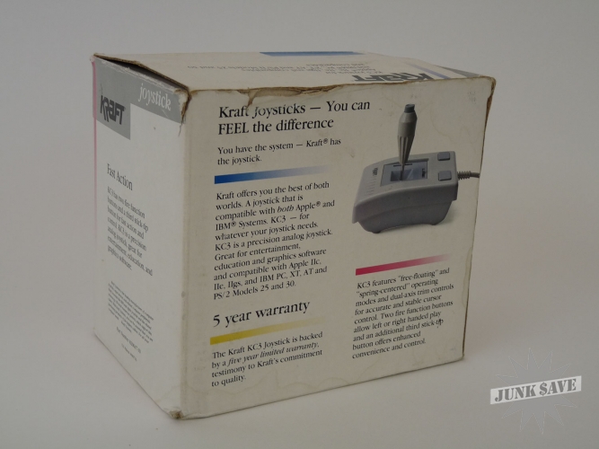 Kraft KC3 Vintage Computer Joystick Apple II & IBM PC XT-AT | JunkSave