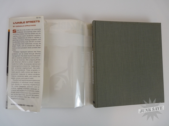Livable Streets 1st Edition Hardcover Donald Appleyard | JunkSave