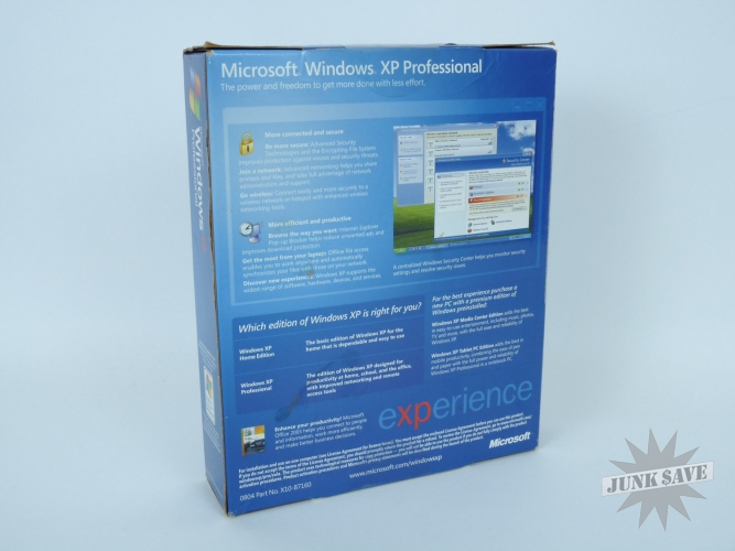 Microsoft Windows XP Professional SP2 English NEW SEALED | JunkSave