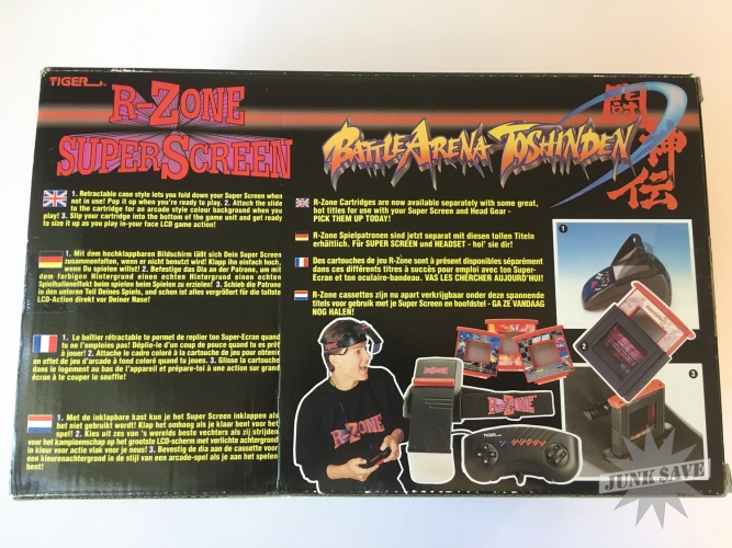 Tiger R-Zone Super Screen Battle Arena Toshinden European Version NOS ...