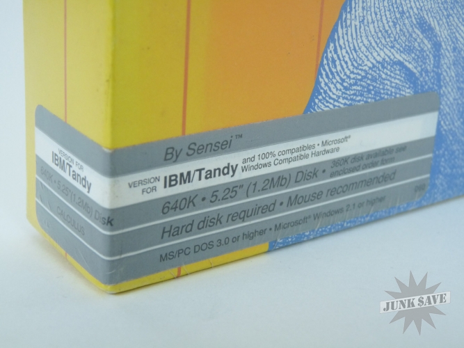 Broderbund Calculus Math Software IBM PC Vintage New Sealed | JunkSave