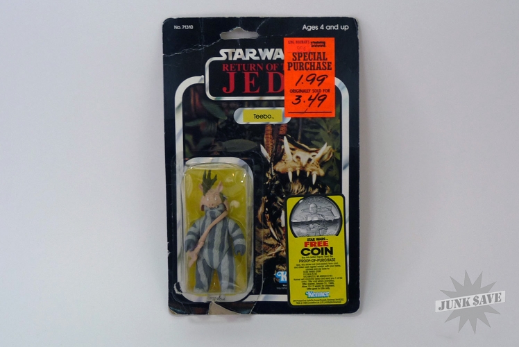 Star Wars Teebo Return of the Jedi Ewok Figure | JunkSave