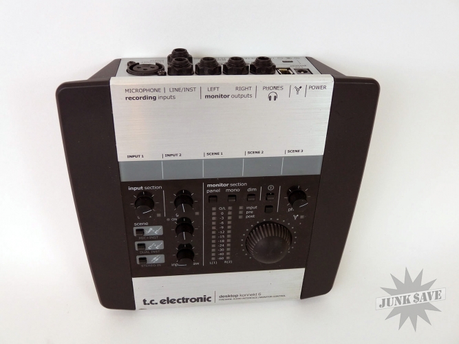 TC Electronic Desktop Konnekt 6 Firewire Audio Interface Monitor | JunkSave
