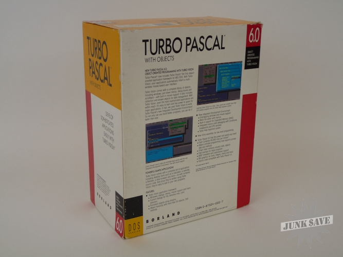 Turbo Pascal 6 Objects Software Compiler DOS | JunkSave